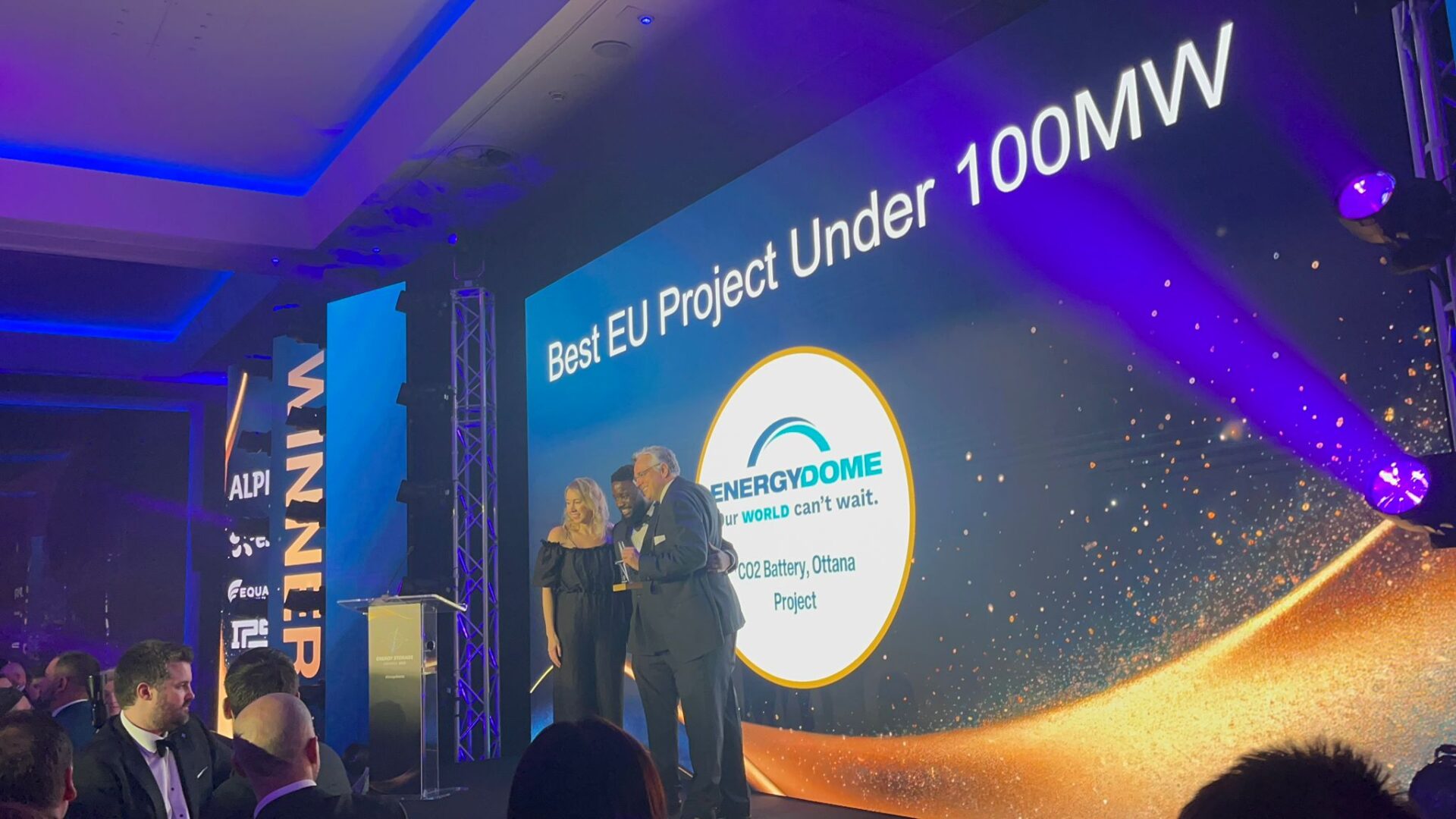 Energy Dome Shines at the 2025 Energy Storage Awards - Energy Dome