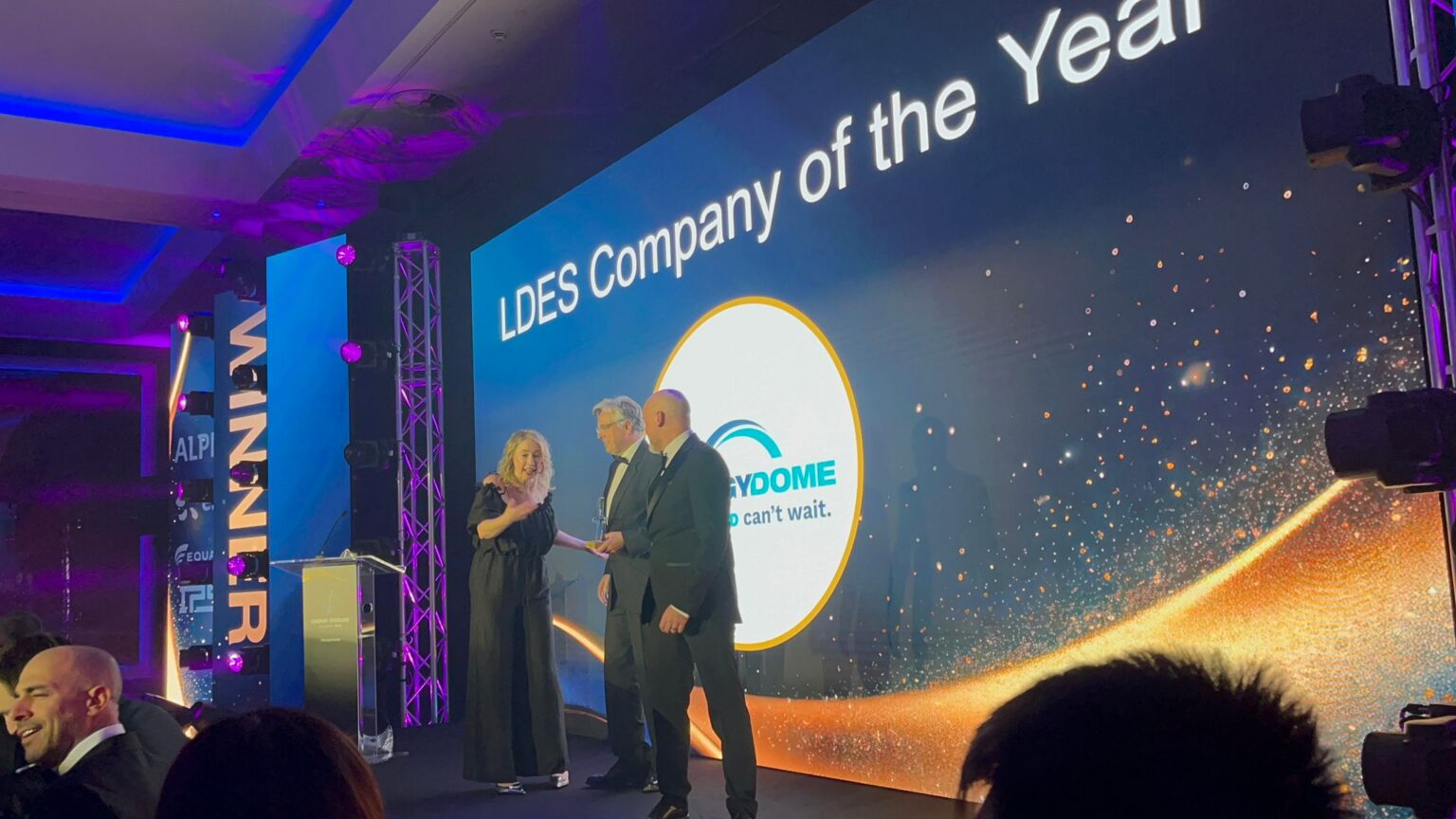 Energy Dome Shines at the 2025 Energy Storage Awards - Energy Dome